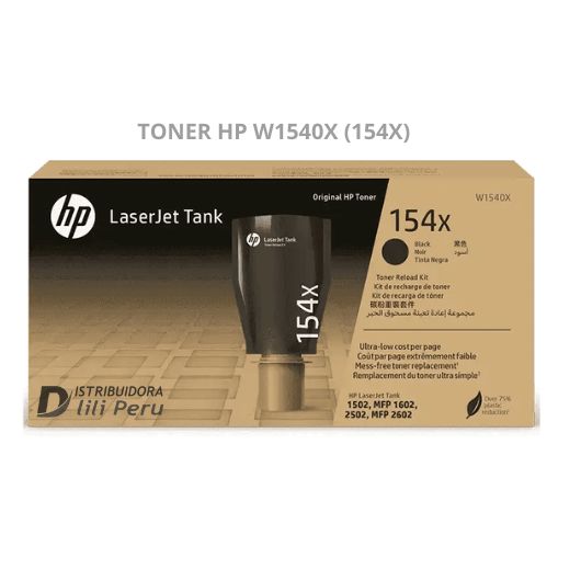 Cartucho toner hp w1540x (154x) l.j. 1502 black 5,000 pgs ...