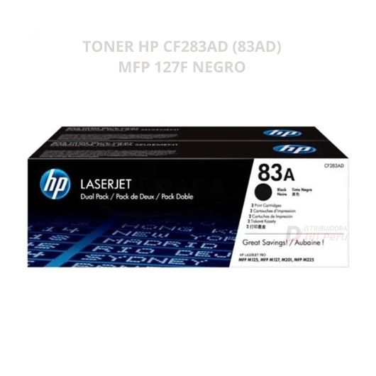CARTUCHO TONER HP CF283AD (83AD) MFP 127F NEGRO PARA HP LaserJet Pro ...