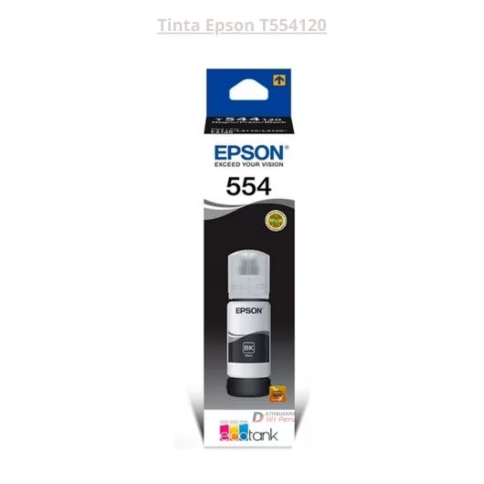 Tinta Epson T554120-AL Negro Pigmentado L8160 Original – Distribuidora LiLi